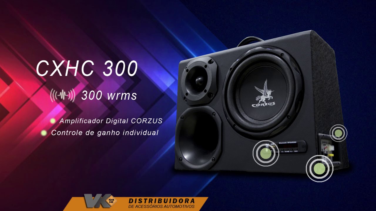 Caixa Corzus CxHc300 - YouTube