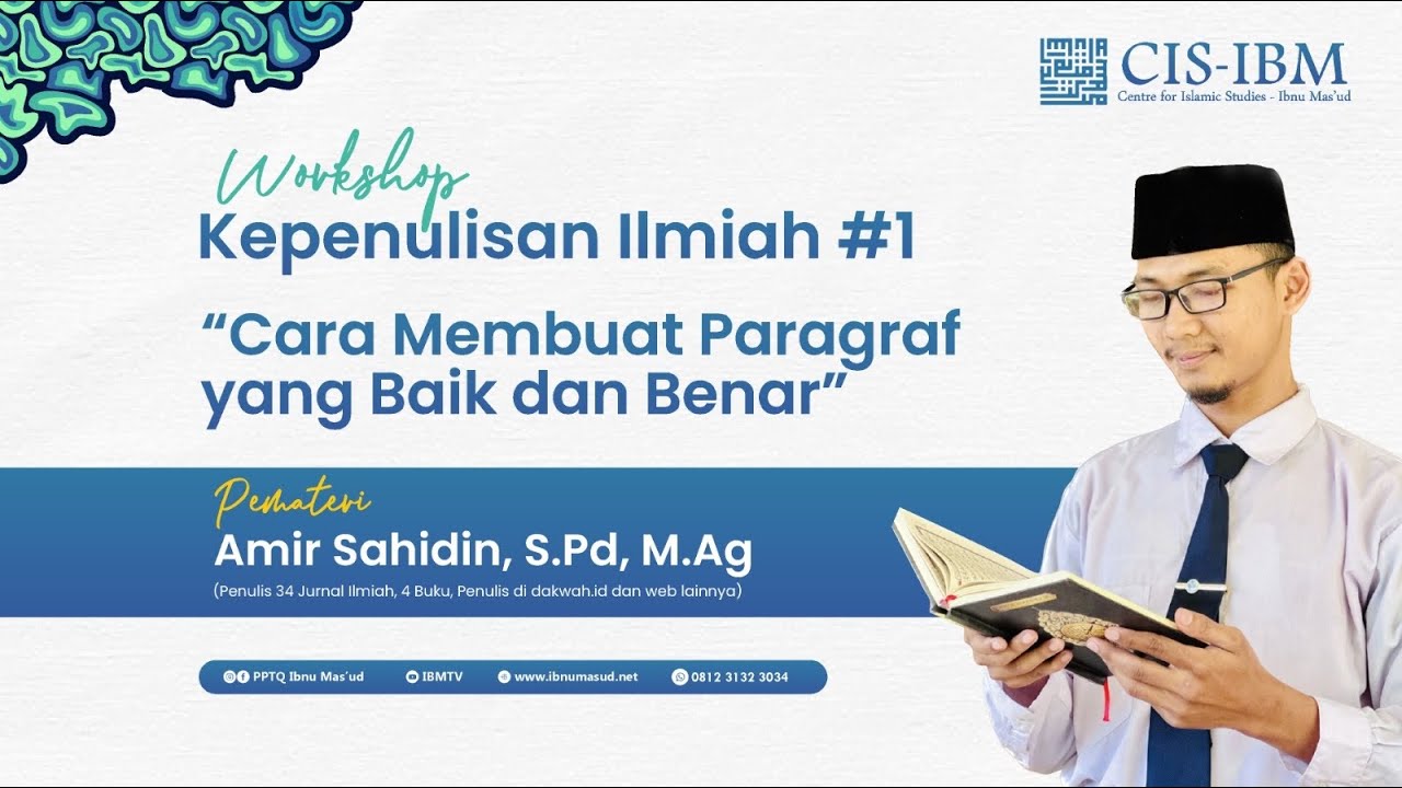 Beginilah Cara Menulis Paragraf yang Baik dan Benar II Amir Sahidin, S ...