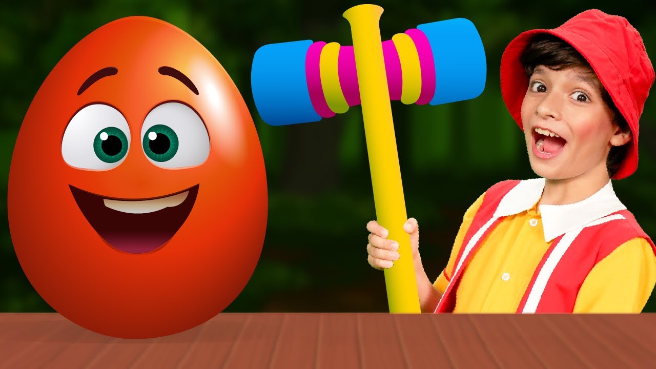 Surprise Eggs X Finger Family Supermarket Nursery Rhyme For Kids ...