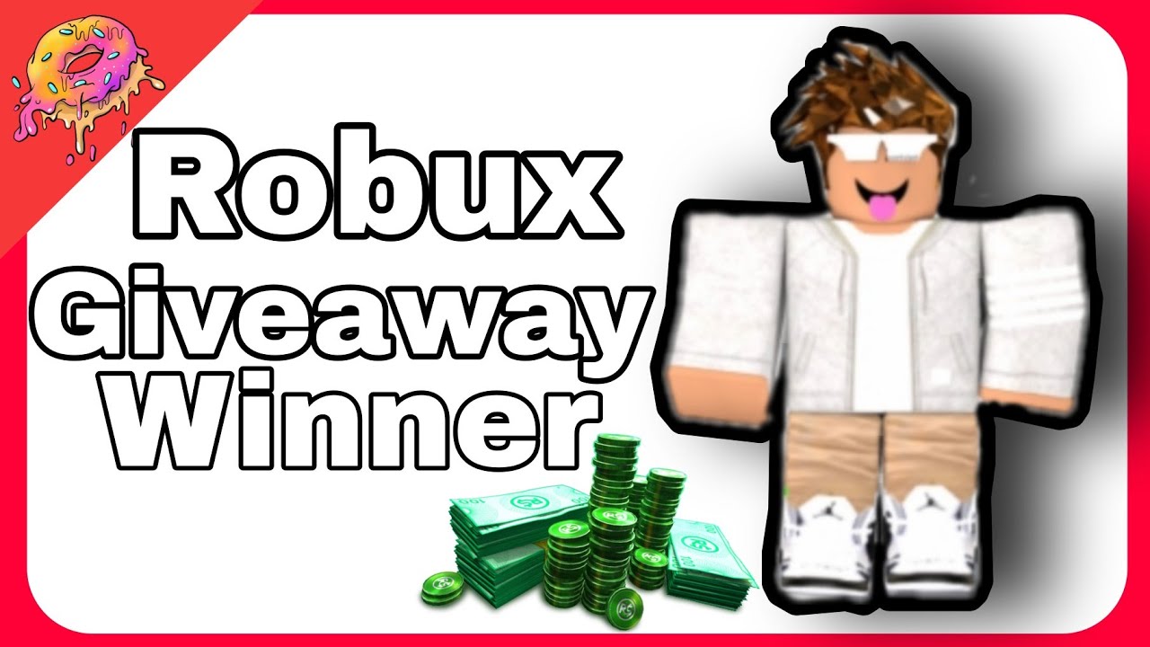 50 Robux Giveaway Winner! - YouTube