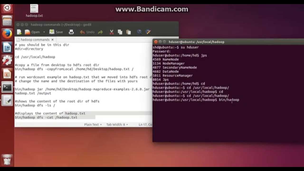 hadoop commands & word count example hadoop - عربي - YouTube