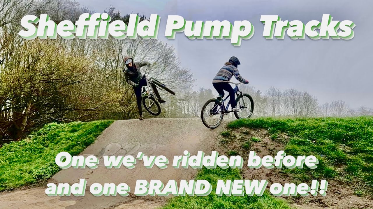 Sheffield pump track and dirt jumps including a brand new one! - YouTube