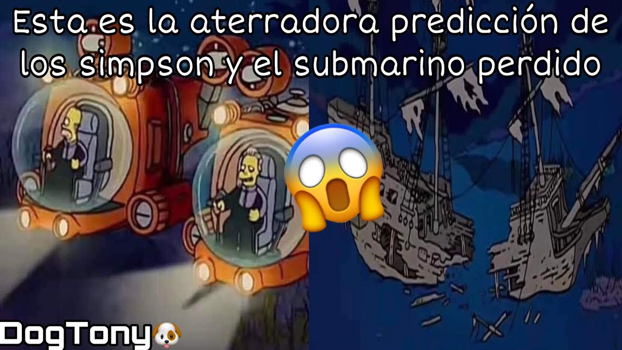 La predicción de Los Simpson del submarino TITAN perdido en los restos ...