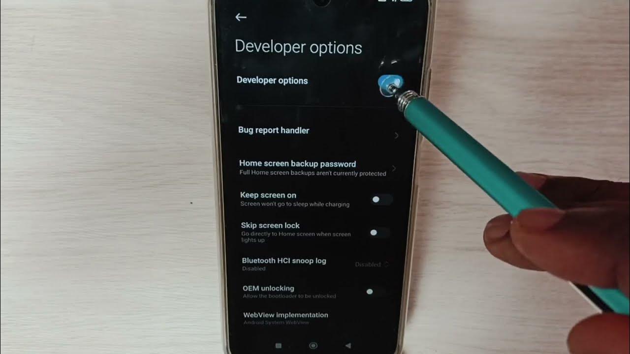 Redmi 10 : How to Enable and use USB Debugging Mode | Disable USB Debugging Mode - YouTube