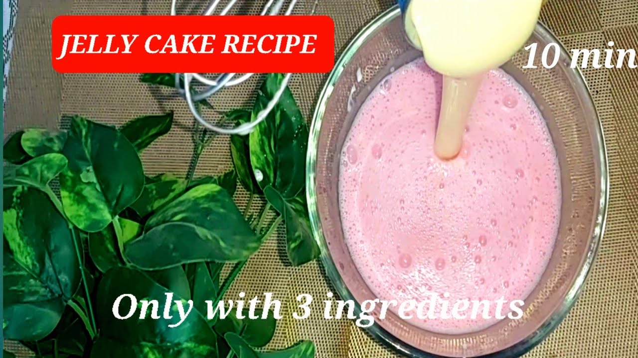 Mix this 3 things for Perfect Jelly Cake | No Bake Jelly Cake 😋 | How ...