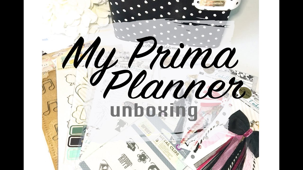 My Prima Planner - Unboxing - Review - YouTube