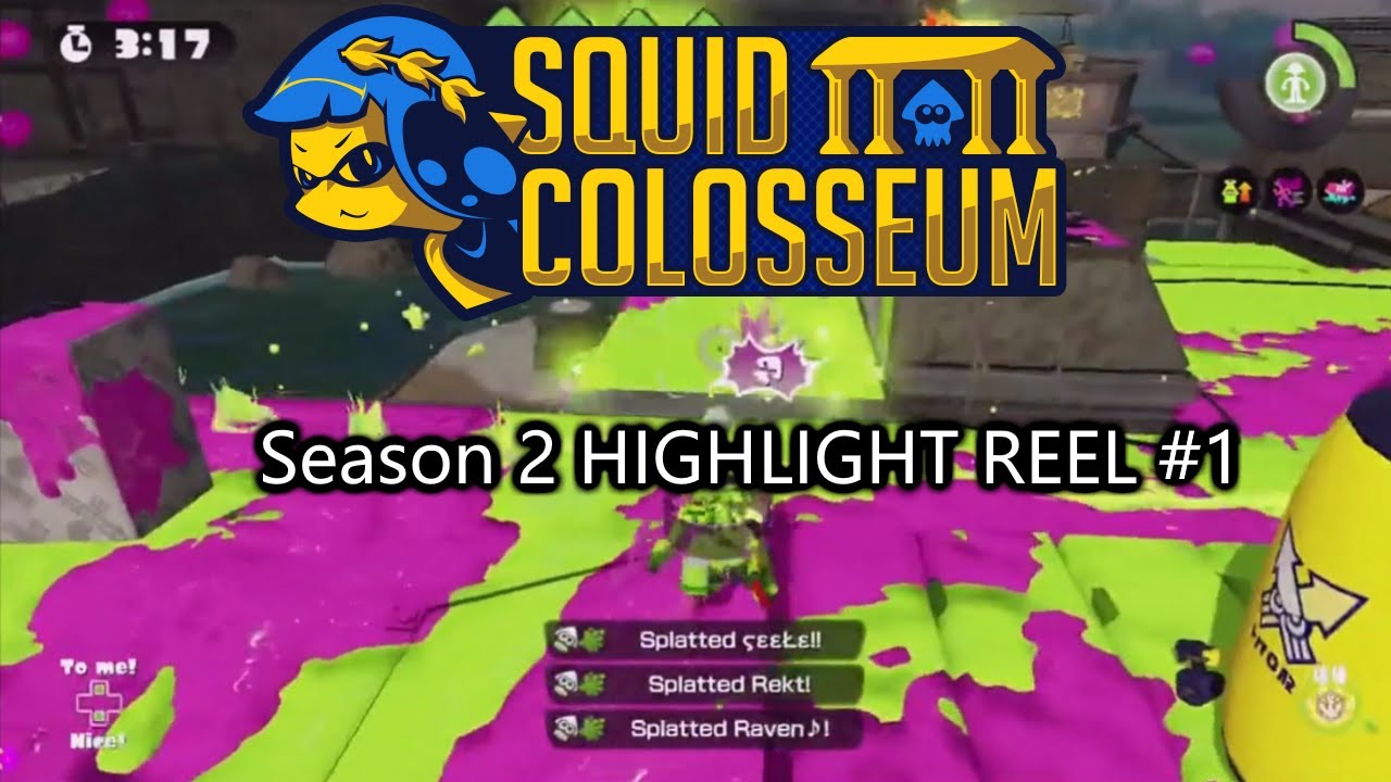 Splatoon - Sendou's Squid Colosseum S2 Highlight Reel #1 - YouTube