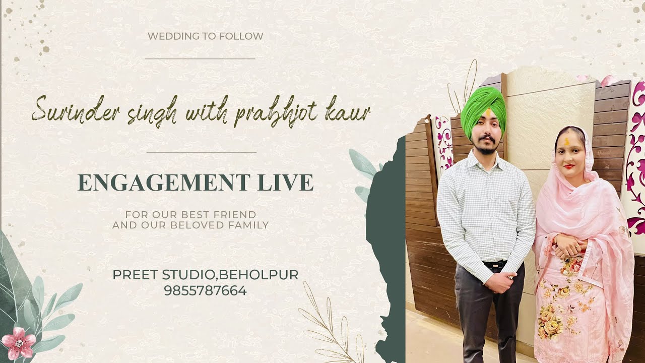 Surinder singh with Prabhjot kaur//preet studio//behlolpur//9855787664 ...