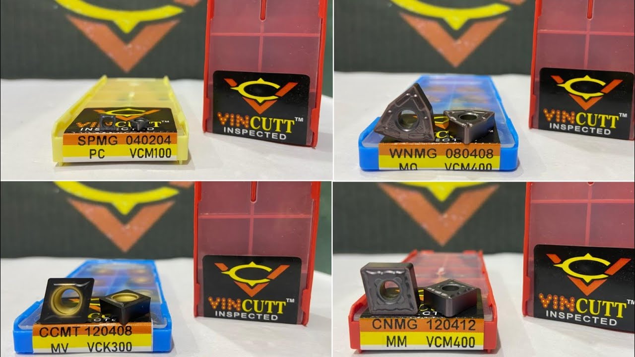 VINCUTT PRESENT BEST INSERTS FOR CNC & VMC MACHINE 🔥 - YouTube