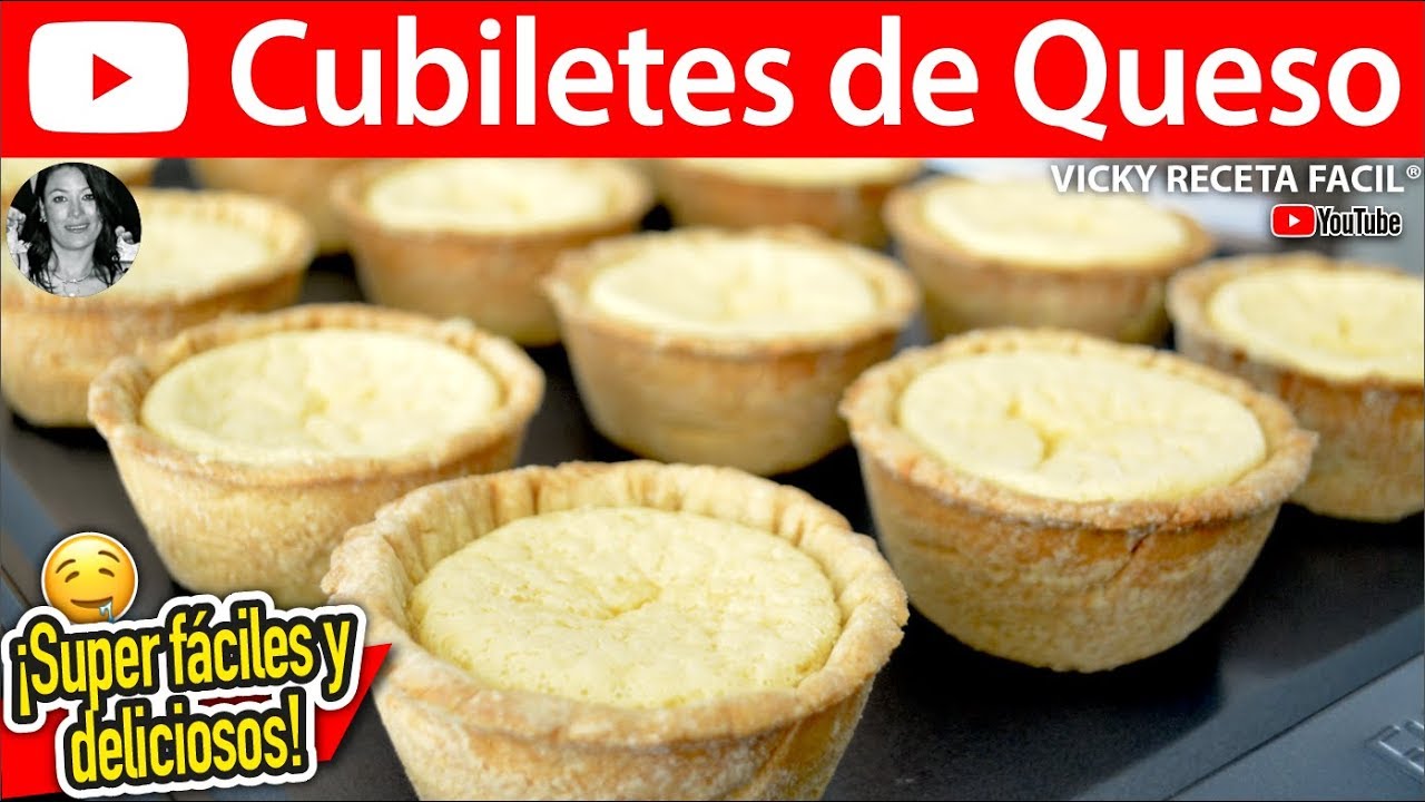 CUBILETES DE QUESO | #VickyRecetaFacil - YouTube