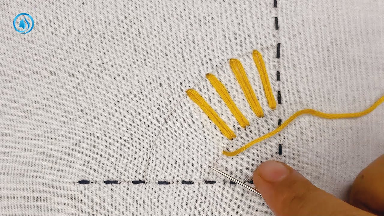 Amazing stitches with Cobweb Stitch & French Knot, Hand Embroidery for ...
