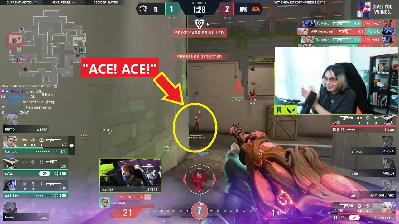 SR meL's excited reaction to her ex-teammate APK florescent's ...