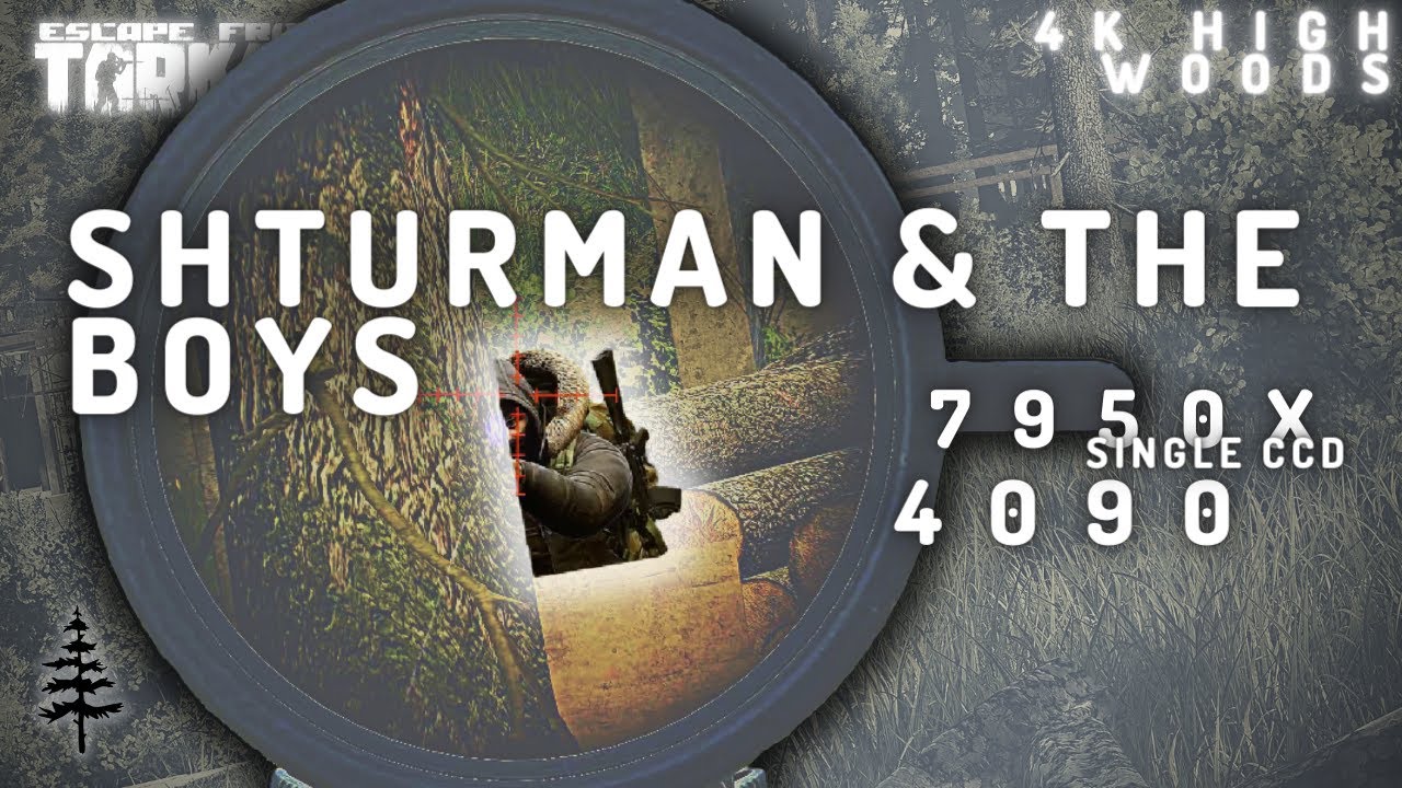 Shturman & Svetlooserskiy Guards 7950X 1 CCD + 4090 4K High Woods ...