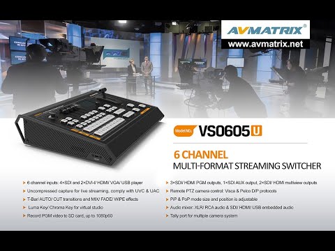 AVMATRIX 605U AND 615U - YouTube
