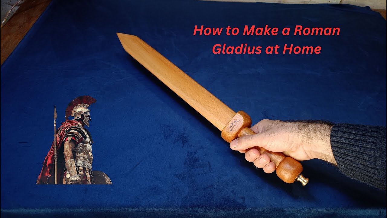 DIY Roman Gladius | Make an Ancient Sword at Home! #diy #craft # ...