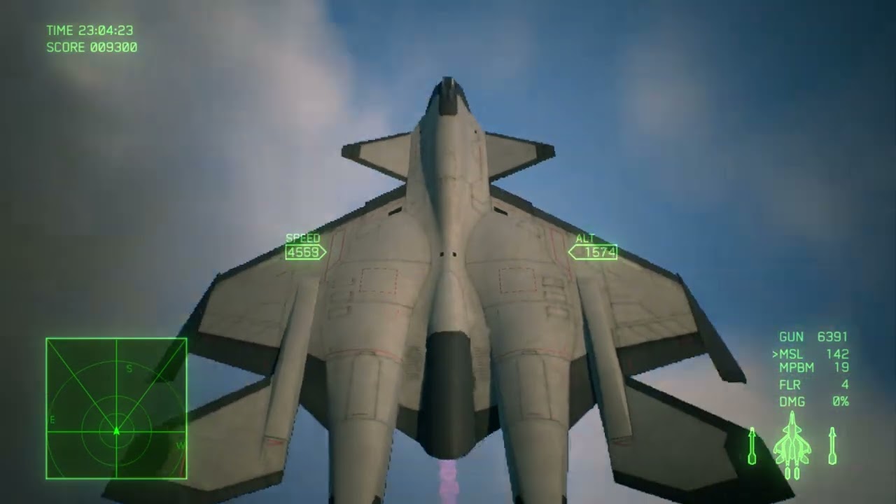 Ace Combat 7 - Using Fenrir's LSWM on Dark Blue [FULL MISSION] - YouTube