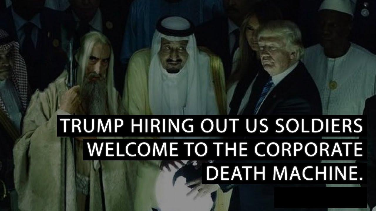 USA Officially Selling War. Trump Publicly Marketing CIA's Own Mafia ...