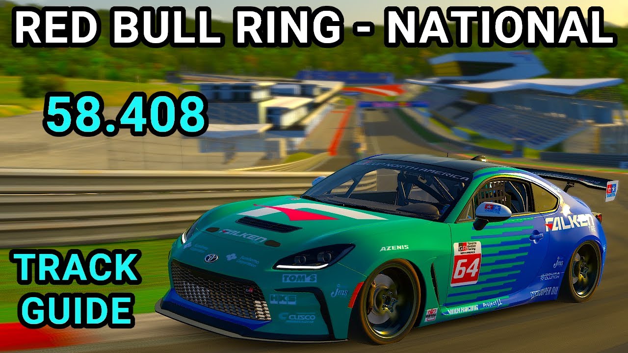Track Guide Red bull Ring - National Toyota GR86 iRacing - YouTube