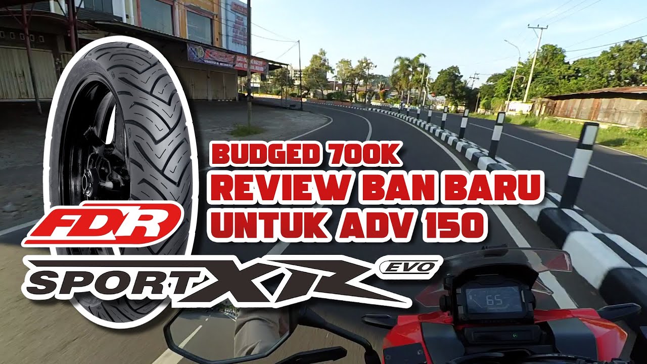 #62 REVIEW BAN FDR SPORT XR EVO DI HONDA ADV 150 - YouTube