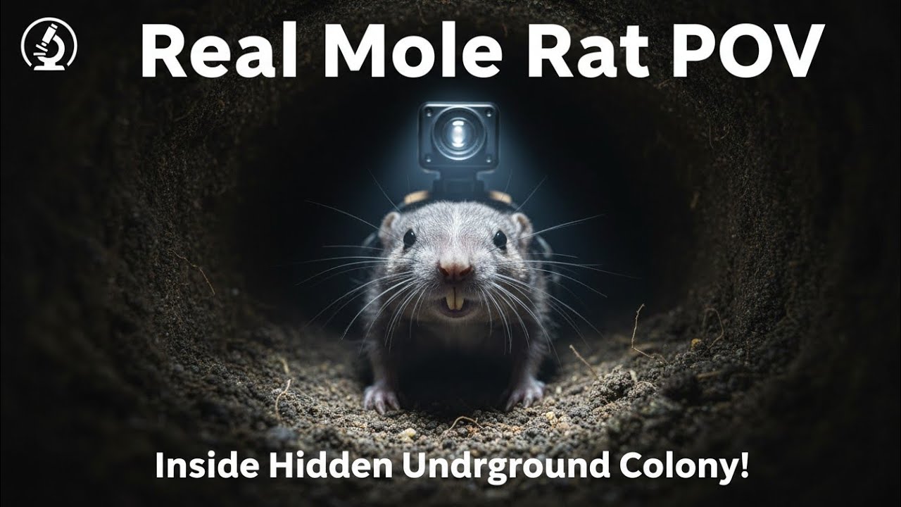 Real Mole Rat POV: Underground Colony Secrets Revealed! - YouTube