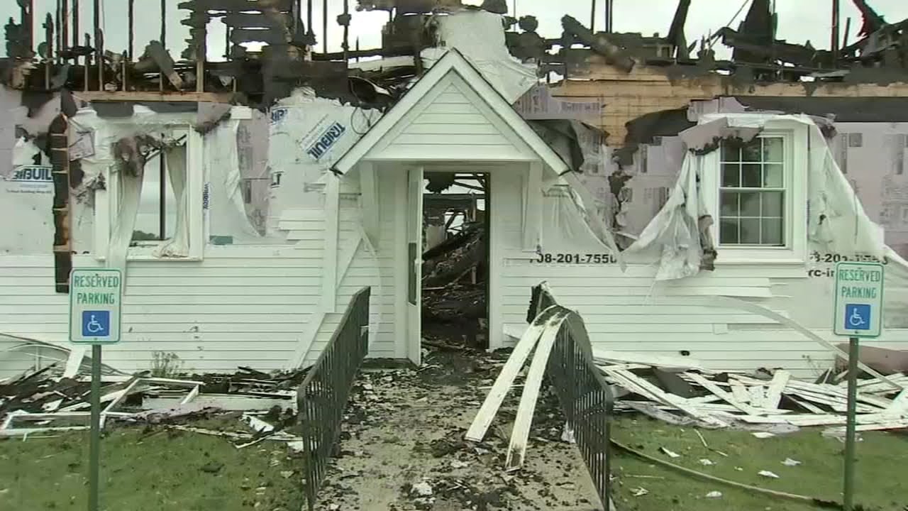 Pastor vows to rebuild historic Beecher church destroyed in fire | ABC7 ...