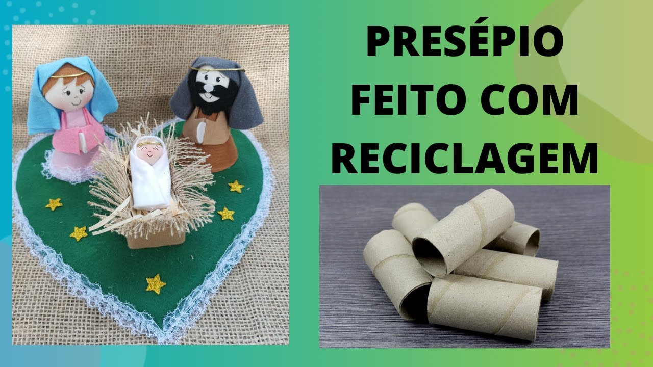 Diy - Como fazer presépio com RECICLAGEM - PARTE 2 - YouTube