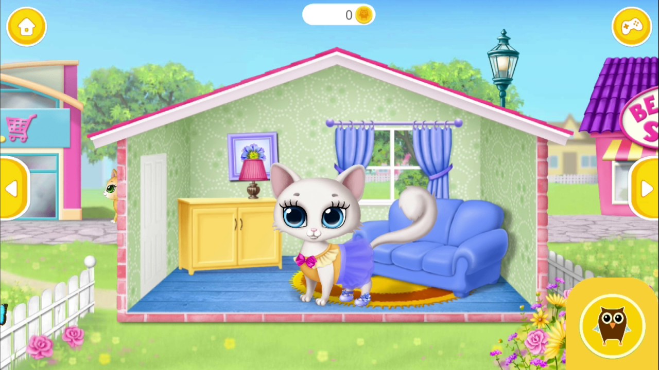 VERY CUTE KITTY CAT GAME PLAY On iPad - YouTube