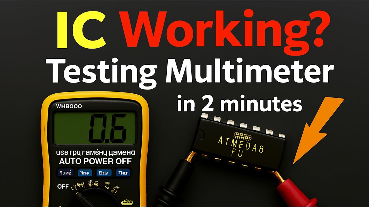 How to Tell if an IC is Burnt Using a Multimeter? - YouTube