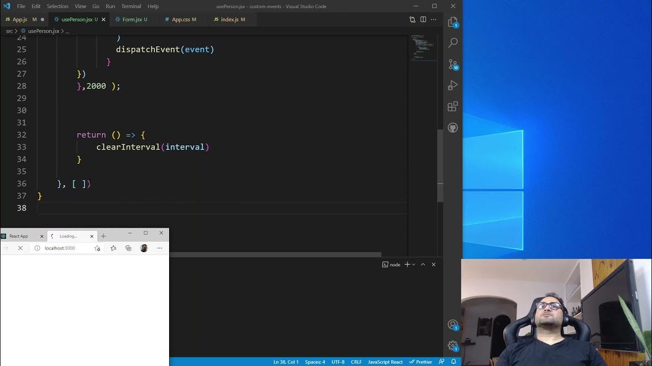 Part 2 Implement Polling An Api With Custom Hooks And Custom Events In 