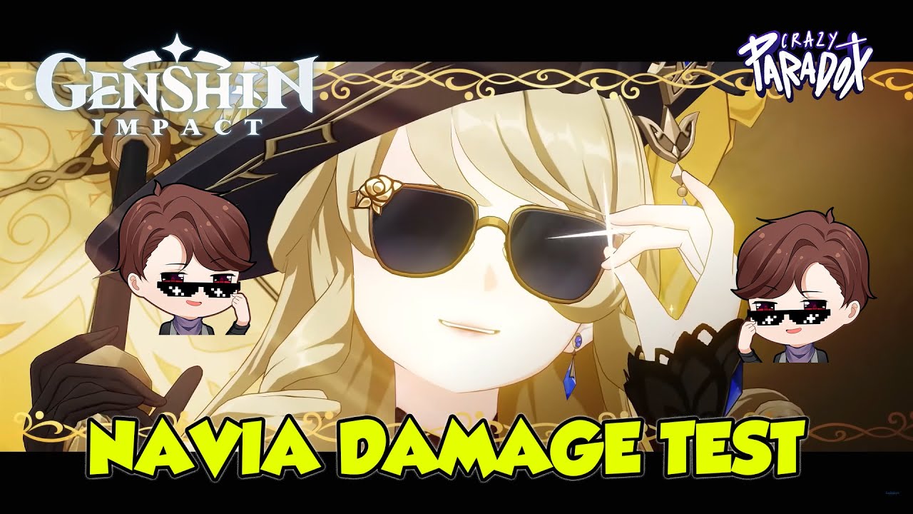 Damage Test C0 Navia | Genshin Impact - YouTube
