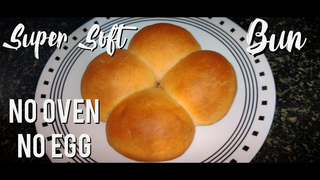 super soft salt bun | Eggless Buns | milk bun | bun without oven | bun ...