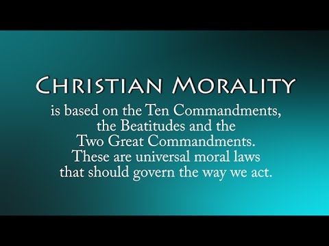 Word of the Week - Christian Morality - YouTube