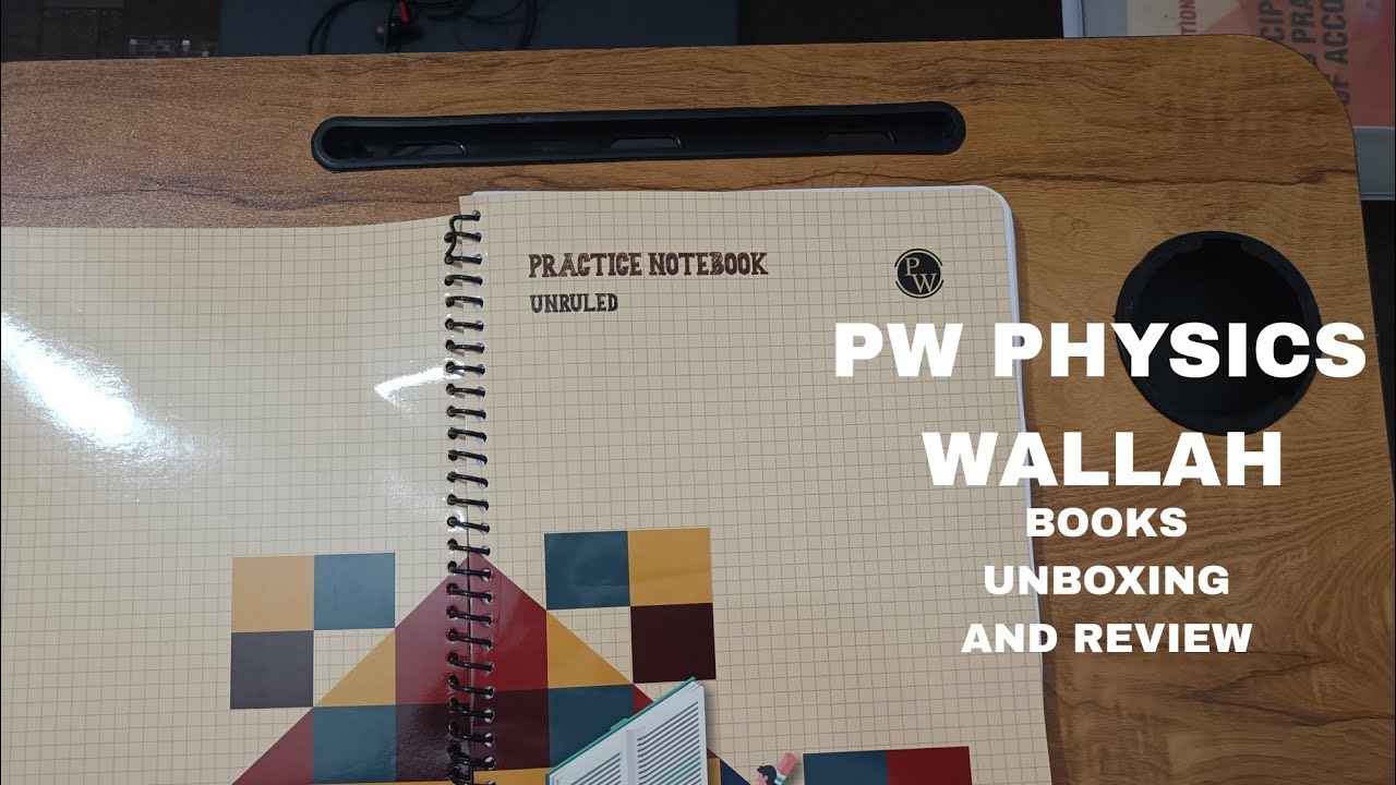 PW || PHYSICS WALLAH UNRULED COPY UNBOXING AND REVIEW #ca #cafoundation ...