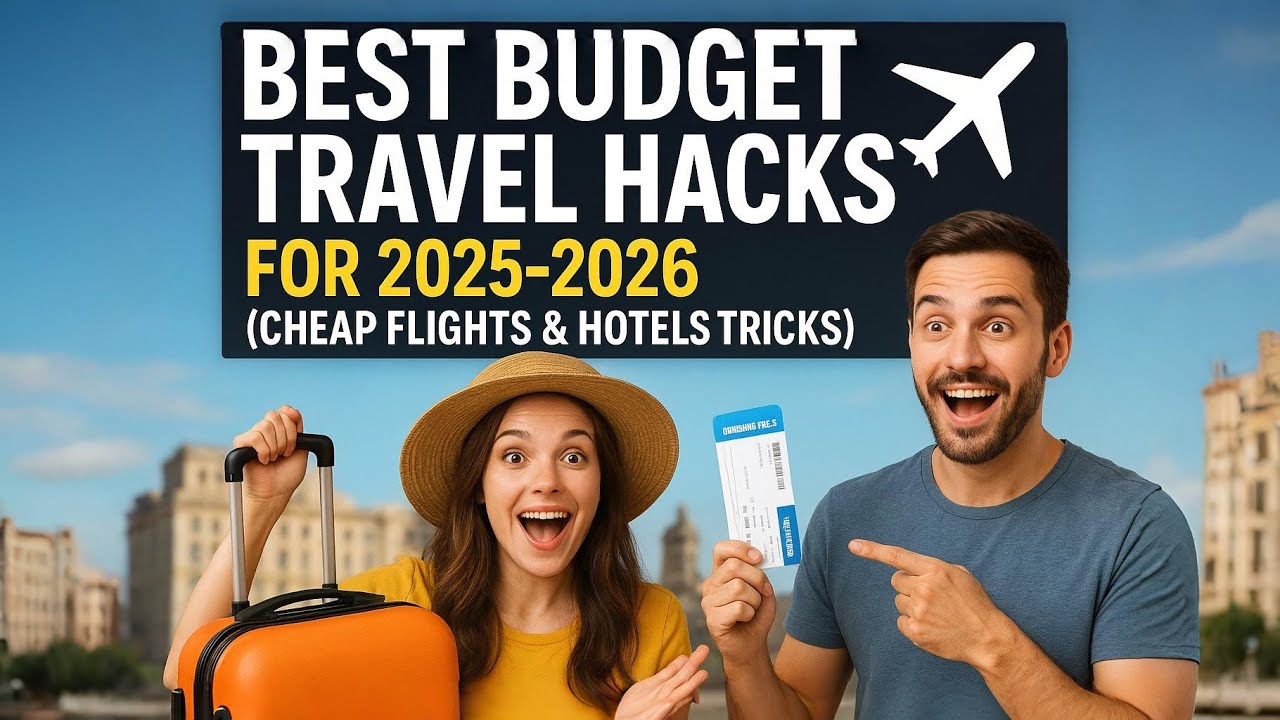 Best Budget Travel Hacks for 2025–2026 ️ Cheap Flights & Hotels Tricks ...