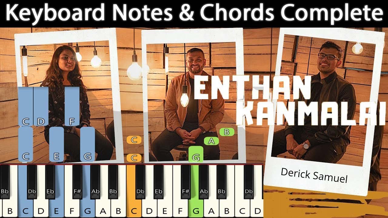 Enthan Kanmalai Keyboard Notes & Chords | Sammy Thangiah Prakruthi ...