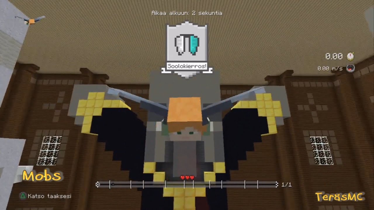 Minecraft Glide Mini Game Mobs Third Person View No Crashing - YouTube