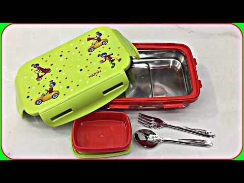 Milton steely mini: Better lunch box for kids - YouTube