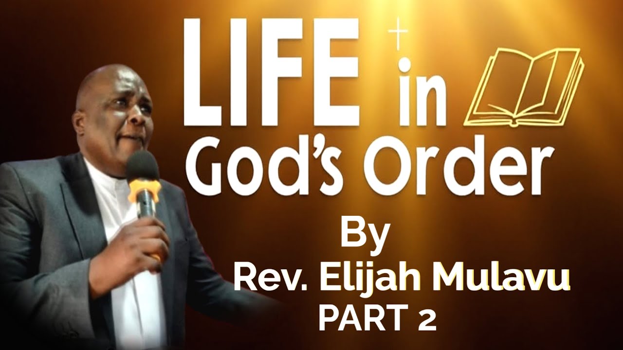 PART 2 The Order of Life | Powerful Biblical Wisdom for Decent Living ...