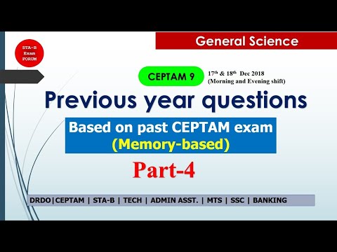 drdo ceptam 10 previous year question paper | DRDO CEPTAM 9 | General ...