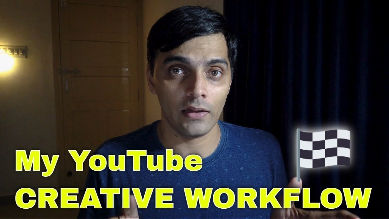 YouTube Creative Workflow | How to stay CONSISTENT on Youtube - YouTube