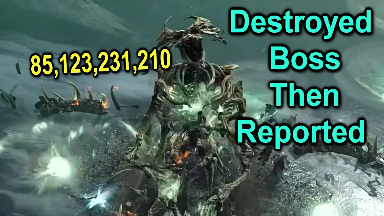 World Boss Destroyed in 10 Seconds then reported | Diablo IV - YouTube