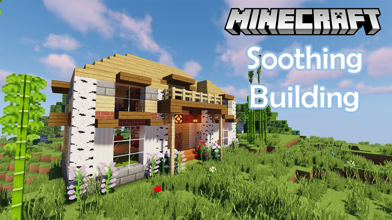 Building A Gorgeous Mansion [Minecraft Building ASMR, Relaxing,Soothing ...