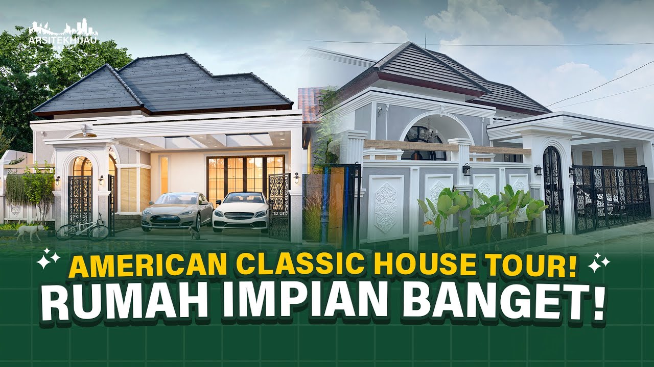 GAYA RUMAH PALING MAHAL AMERICAN CLASSIC SUPER MEWAH! - YouTube