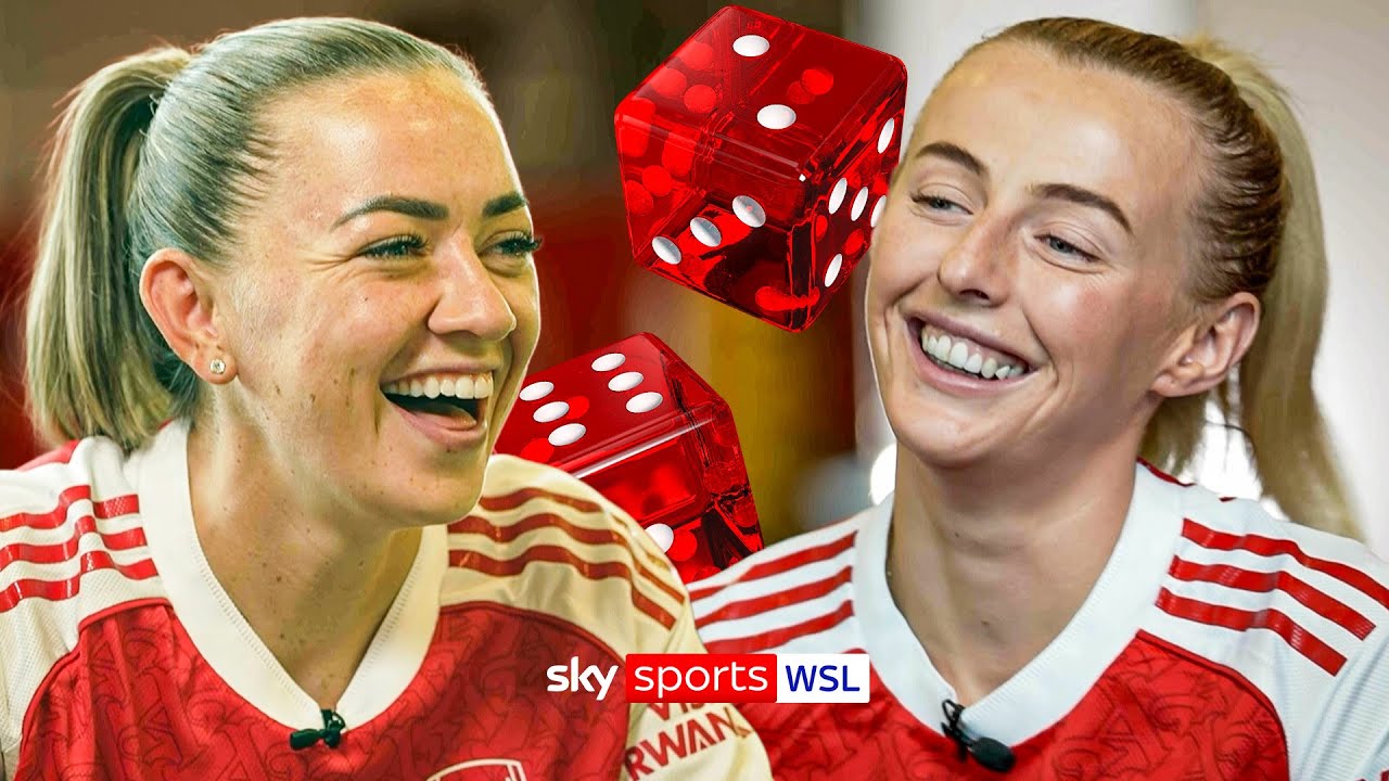 Chloe Kelly & Katie McCabe play Roll the Dice! | "No jeggings here" 😂 ...