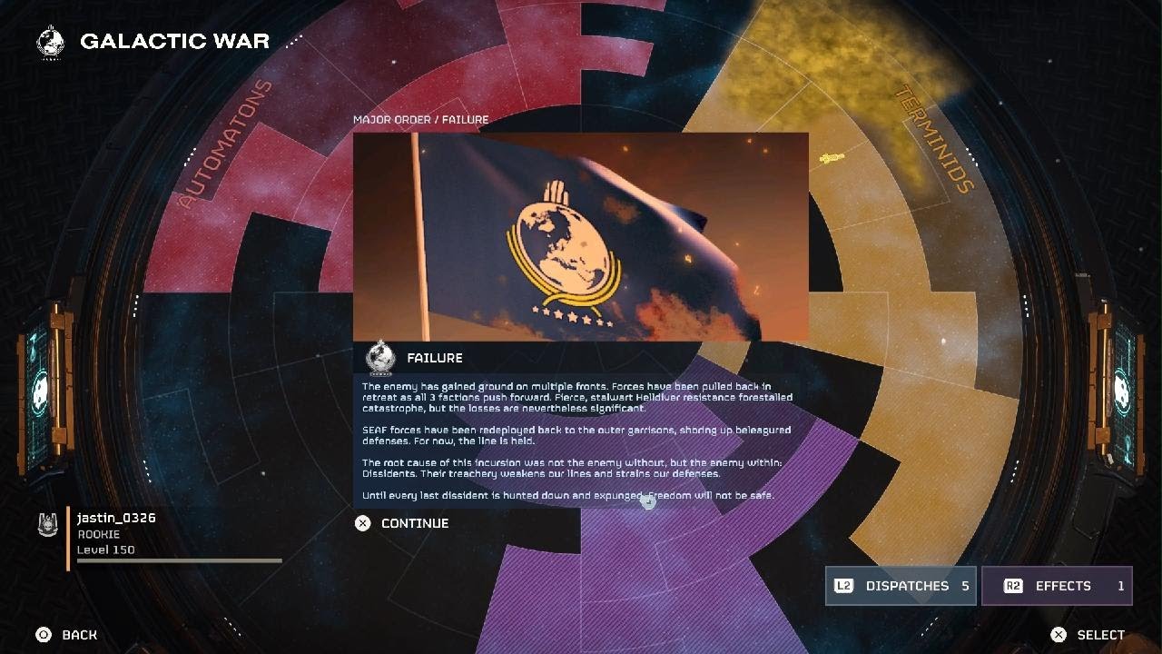 HELLDIVERS 2 Major Order Failed - The Three EnemyFactions Draw Closer ...