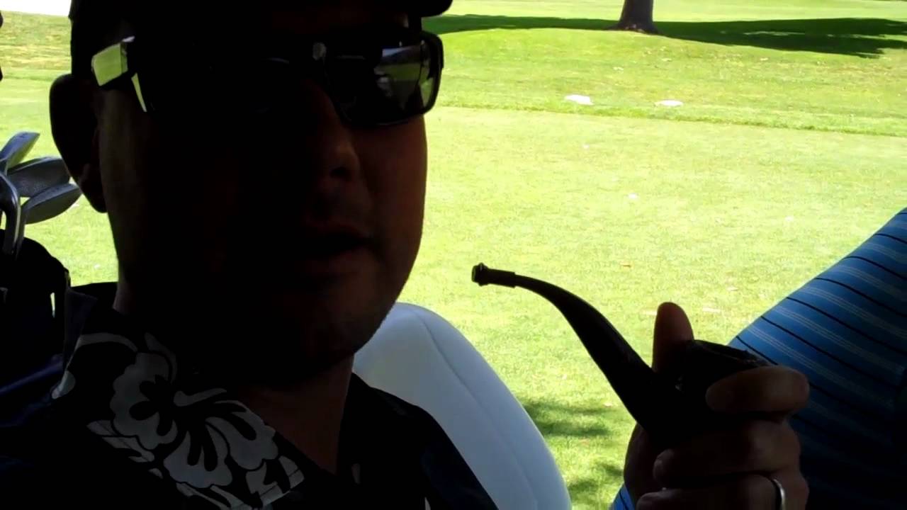 Pipe Smoking - On the golf course - YouTube