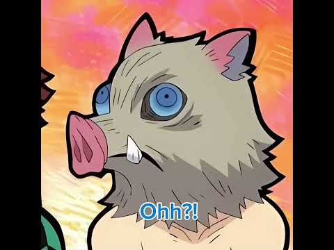 Tanjiro tried to teach Inosuke names - YouTube