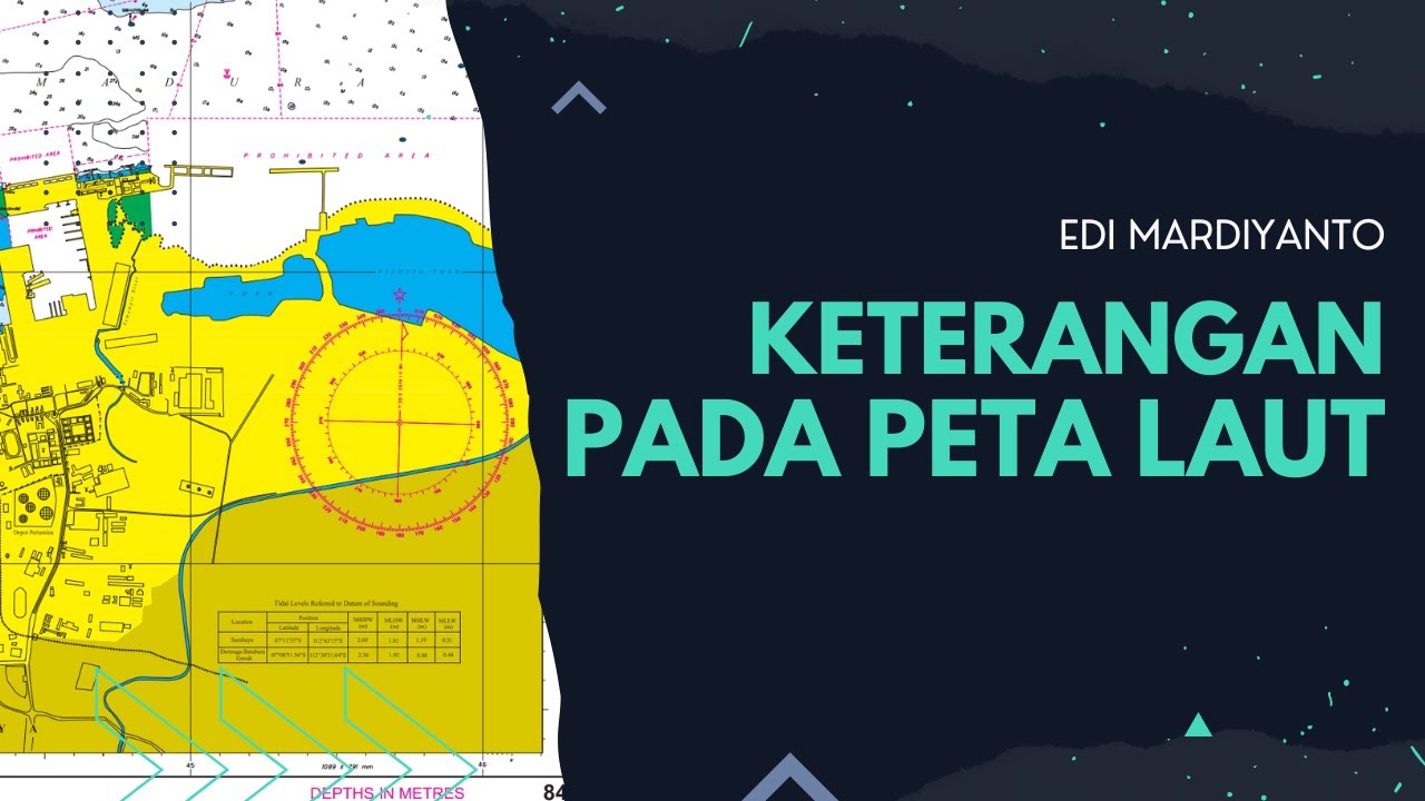 #pelayaran #navigasipelayaran Keterangan Keterangan Pada Peta Laut ...