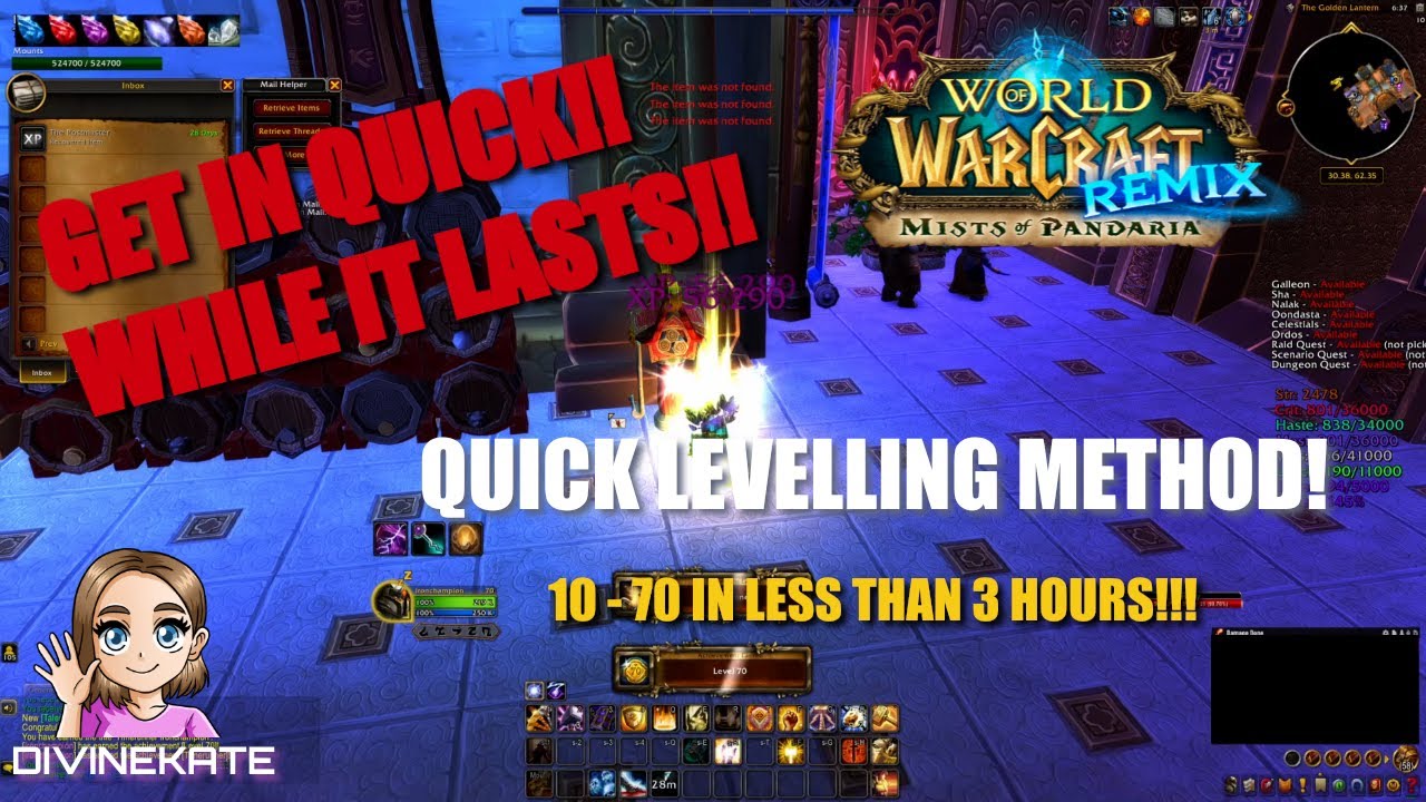 GET IN QUICK! Level Fast in WoW Remix! #worldofwarcraft #warcraft #wow ...