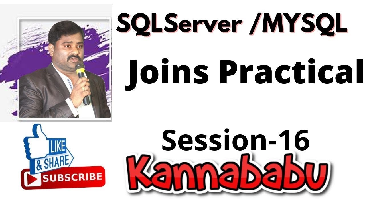 Joins Practical-16 - YouTube
